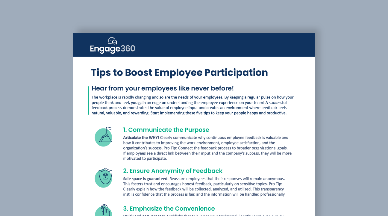 Engage360: Resource Center