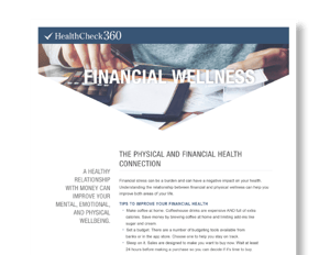 Financial Wellness
