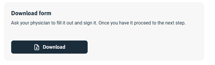 How do I complete and upload a Physician Screening Form?